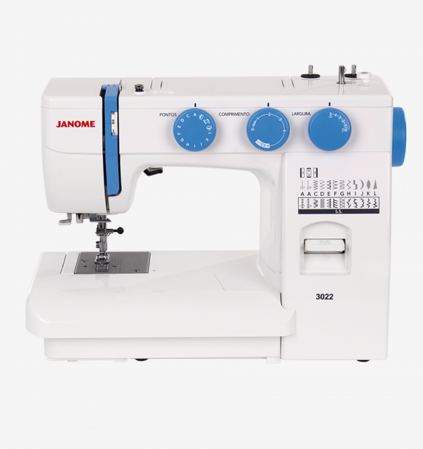 Como usar a máquina de costura Janome modelo 3022